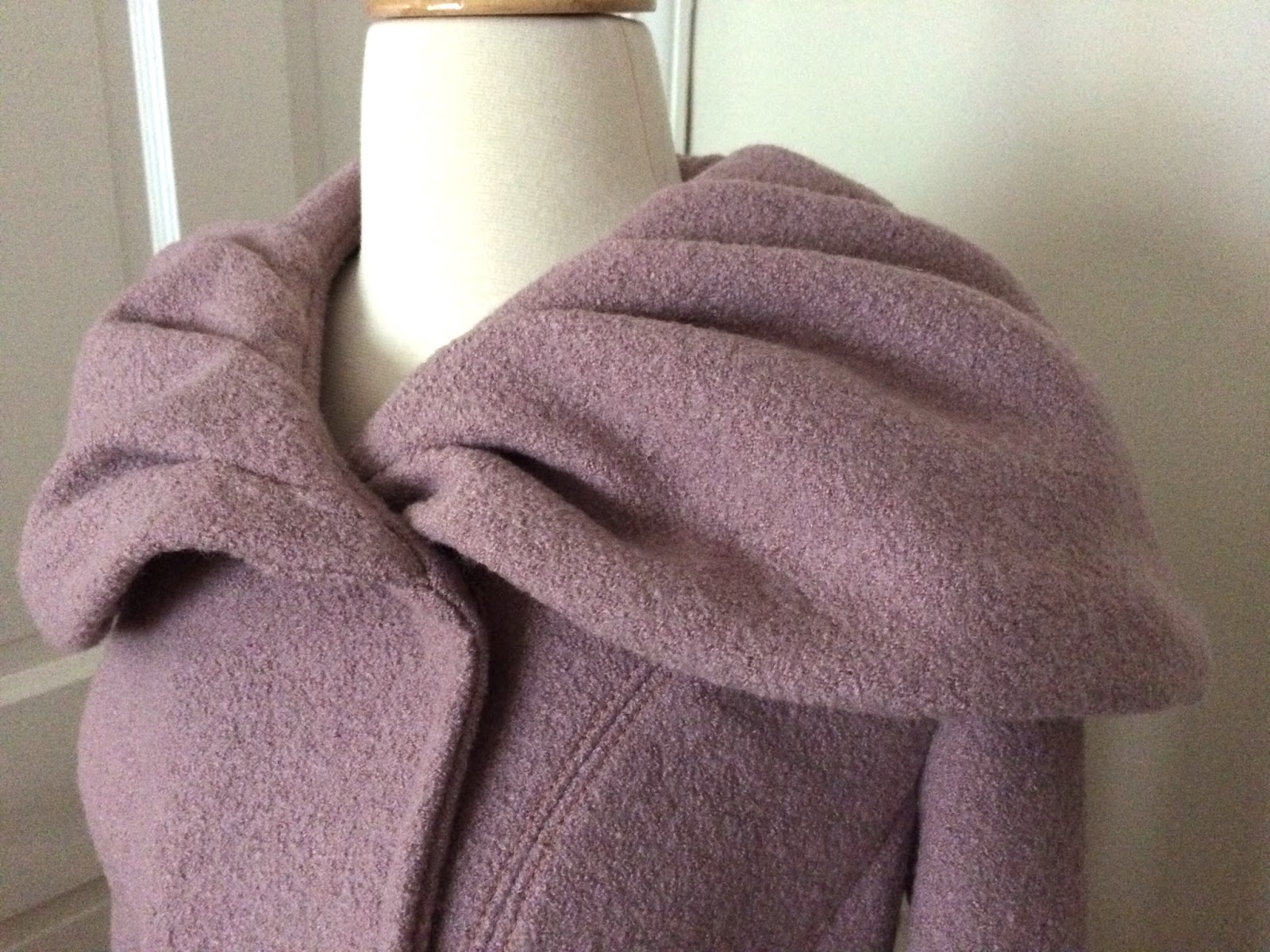 Finished Seams: Sewing with Boiled Wool -- Simplicity 1540