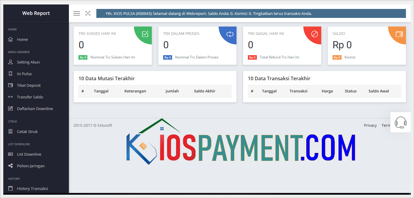 Cara Login Webreport Pulsa - LEON PULSA - Distributor Pulsa Elektrik ...