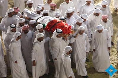 Sheikh Rashid's Burial Photos: Dubai Prince Hamdam Bin Mohammed's Elder ...