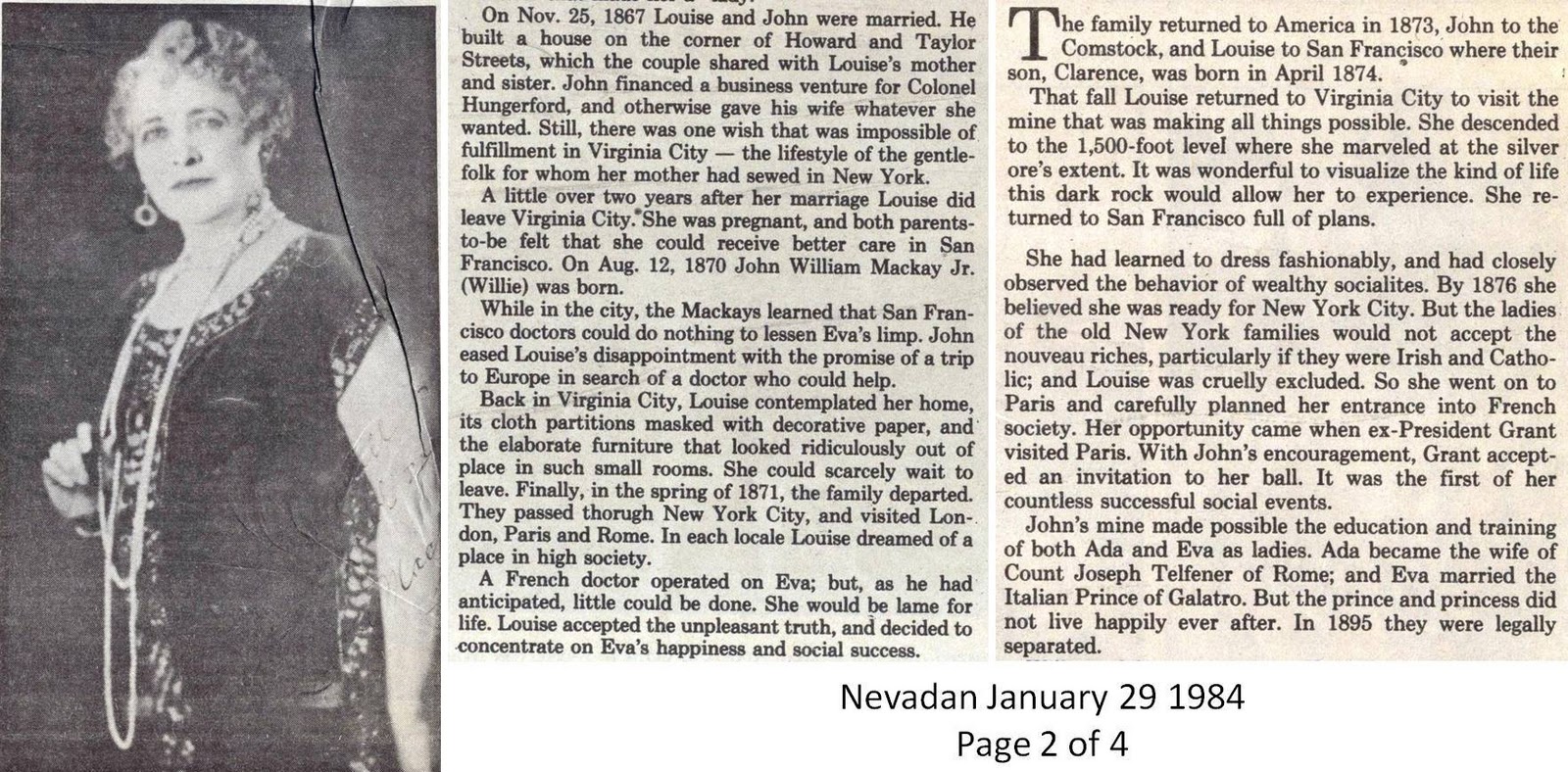 Mackay, Idaho 83251: Blast from the Past - History of the Mackay Family
