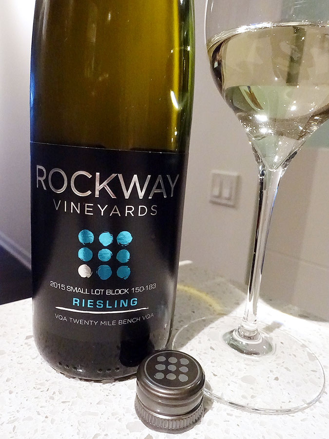 Rockway Vineyards Small Lot Block 150-183 Riesling 2015 (Niagara ...