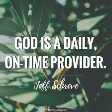 What The Bible Teaches Us About Faith: Live One Day At A Time - A Sermon