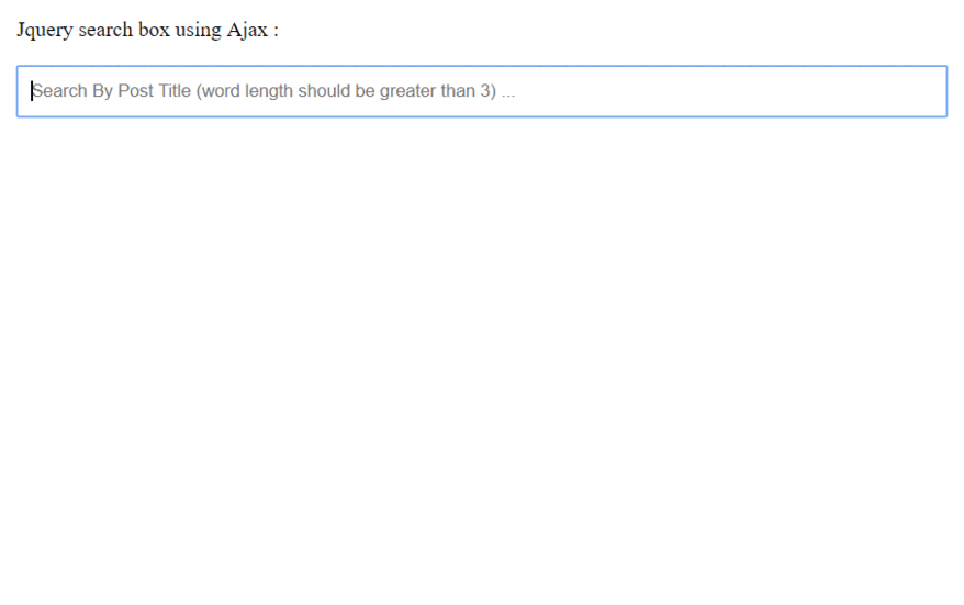 Ajax Search Box In Php Mysql And Jquery Skptricks