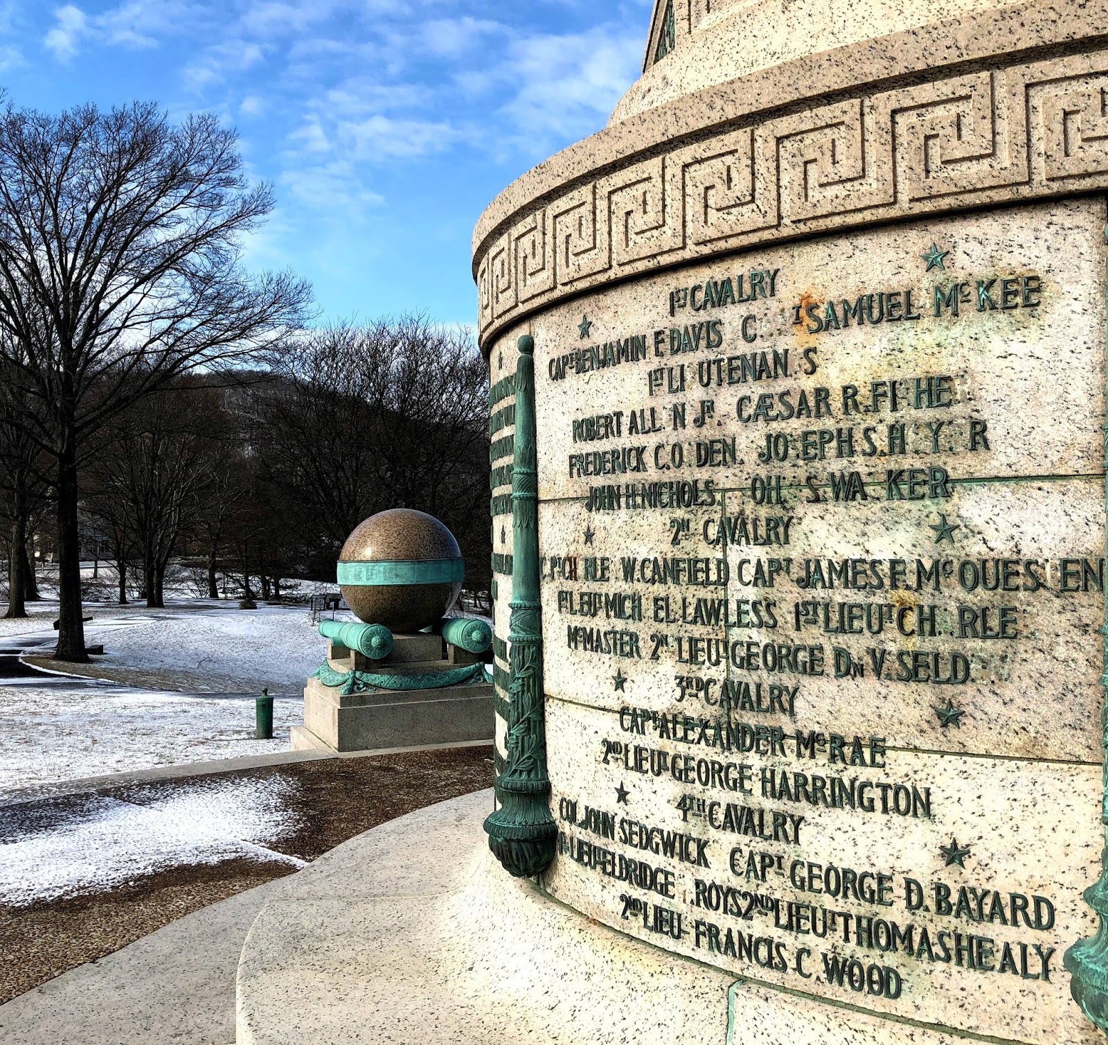 JOHN BANKS' CIVIL WAR BLOG: February freeze frames: Battle Monument at ...