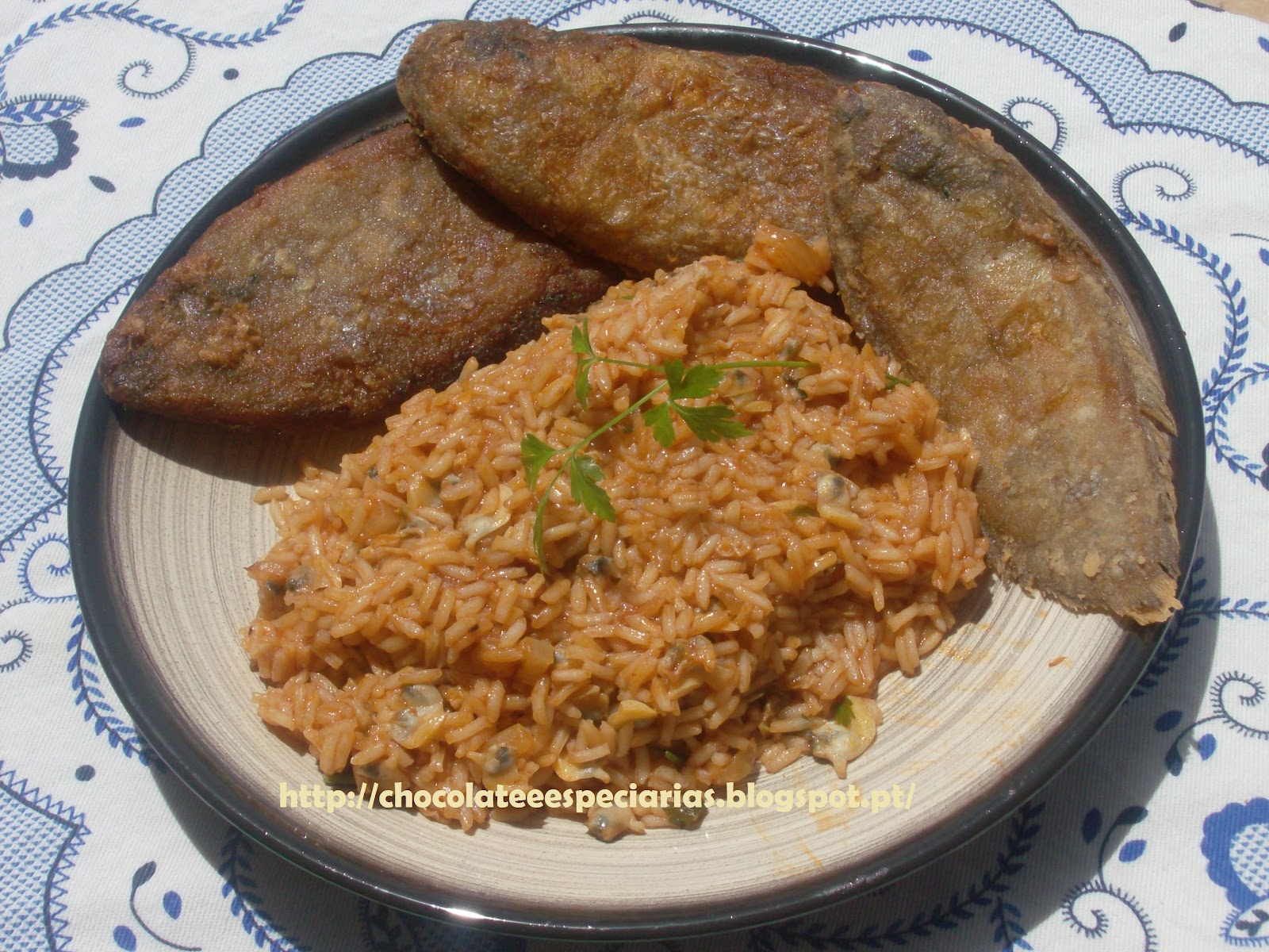 Chocolate & Especiarias: ARROZ DE BERBIGÃO COM LINGUADO FRITO / COCKLE ...