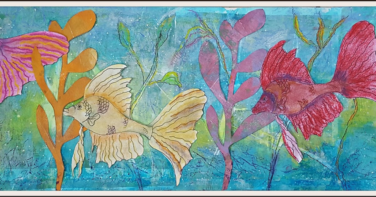 MaryMaking: Fish Collages