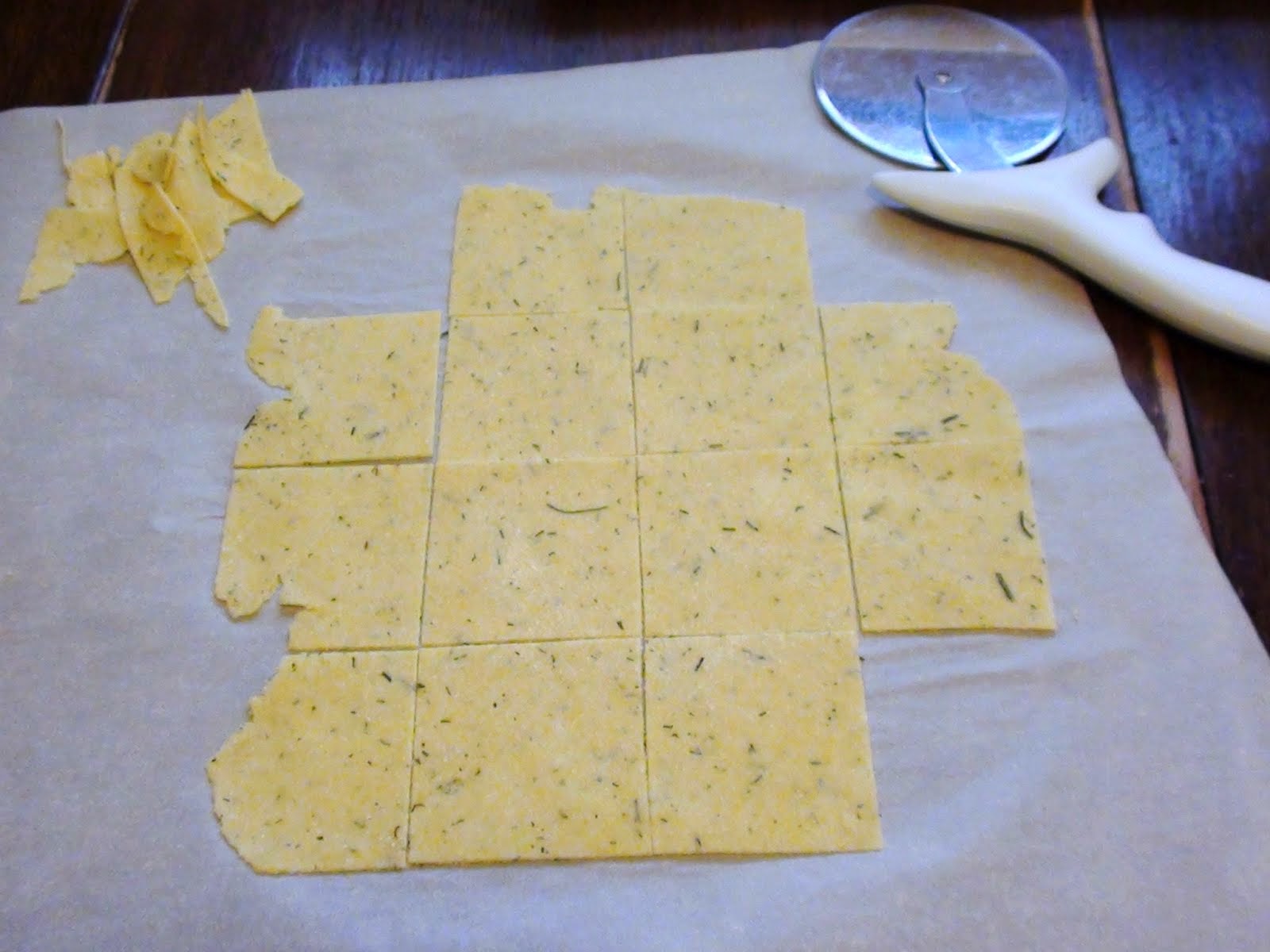 zsuzsa is in the kitchen: BAKED CORN CRACKERS