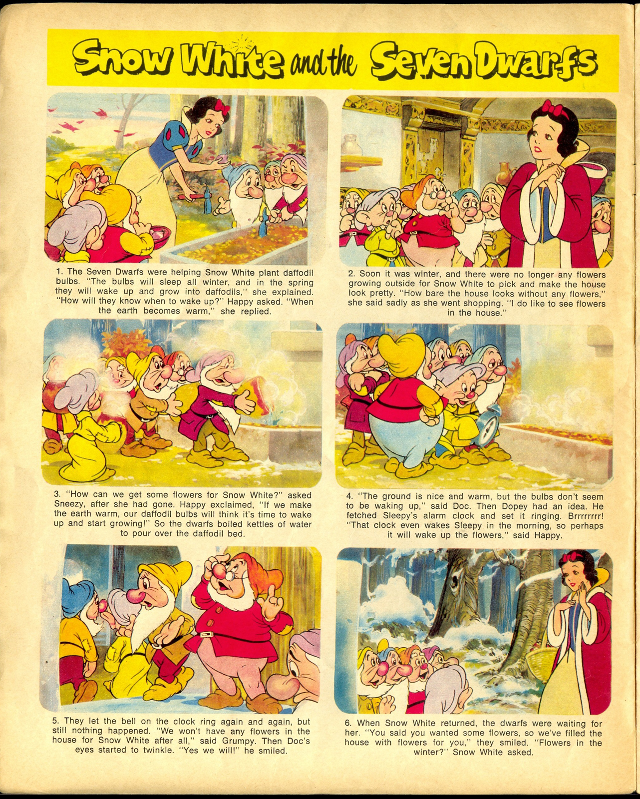 Filmic Light - Snow White Archive: 1970s Disneyland Magazine - Snow ...