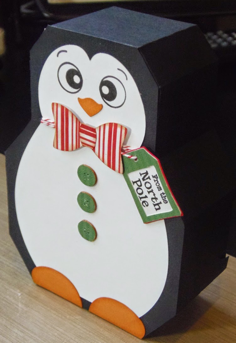 Craft with Bee: Penguin Gift Box
