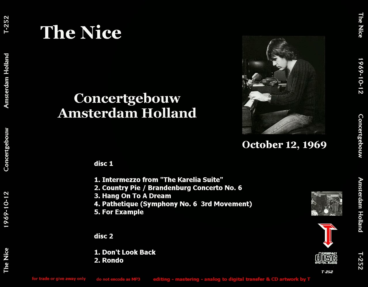 T.U.B.E.: The Nice - 1969-10-12 - Amsterdam, NL (AUD/SHN)