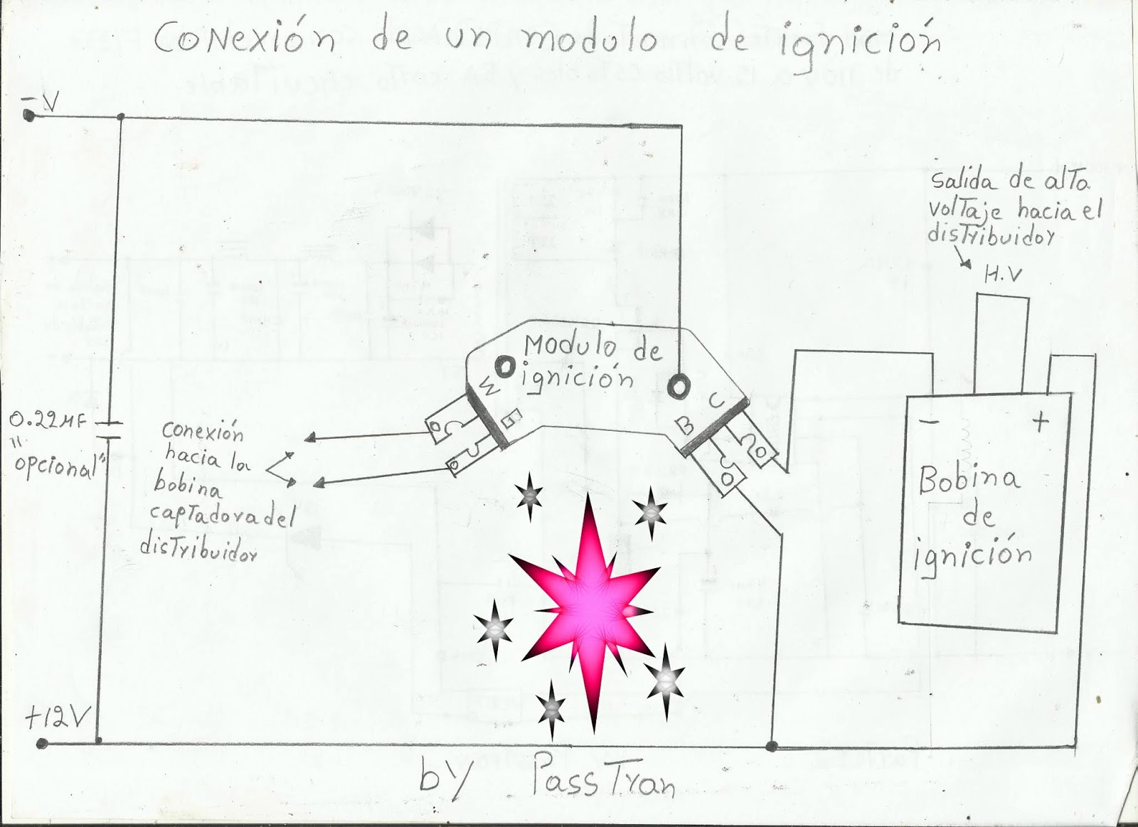 reparación y mejora de un modulo de ignición