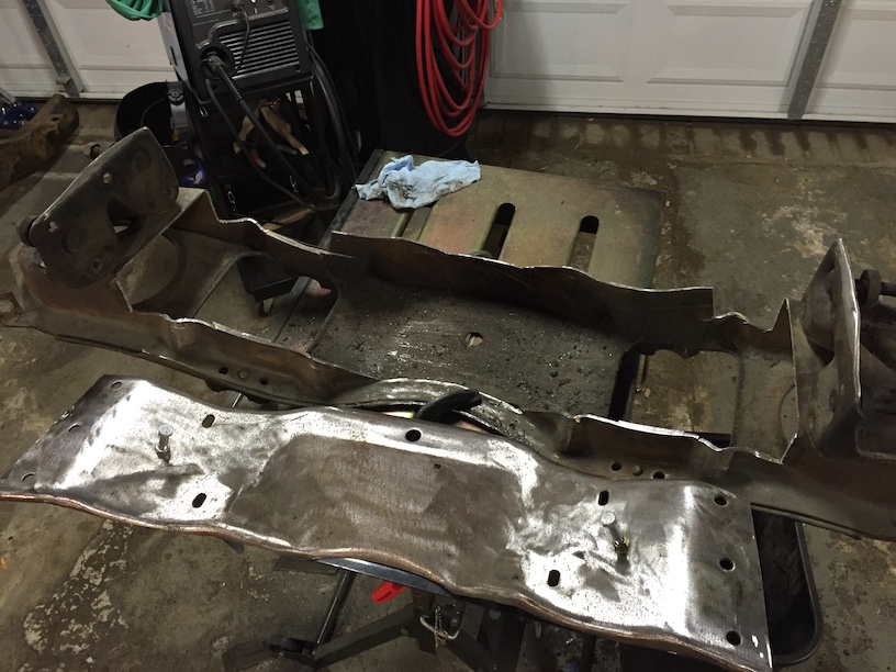 66 C10: Pancaking front crossmember.