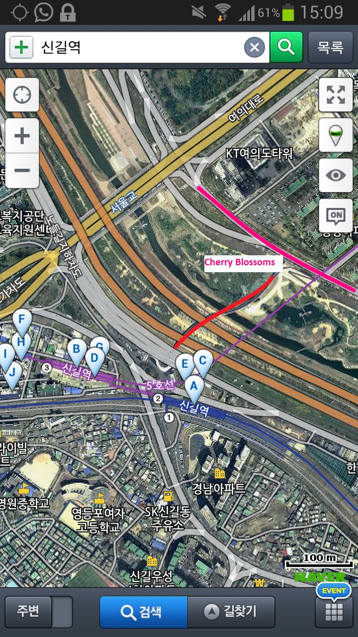 The Search for Cherry Blossoms in Korea - Yeouido 여의도 (汝矣島) - Travellerelf