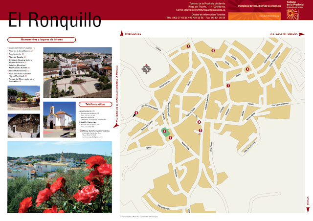 TURISMO en EL RONQUILLO: LOCALIZACIÓN-CALLEJERO-AUTOBUSES