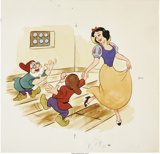 Filmic Light - Snow White Archive: Little Golden Book Original Artwork