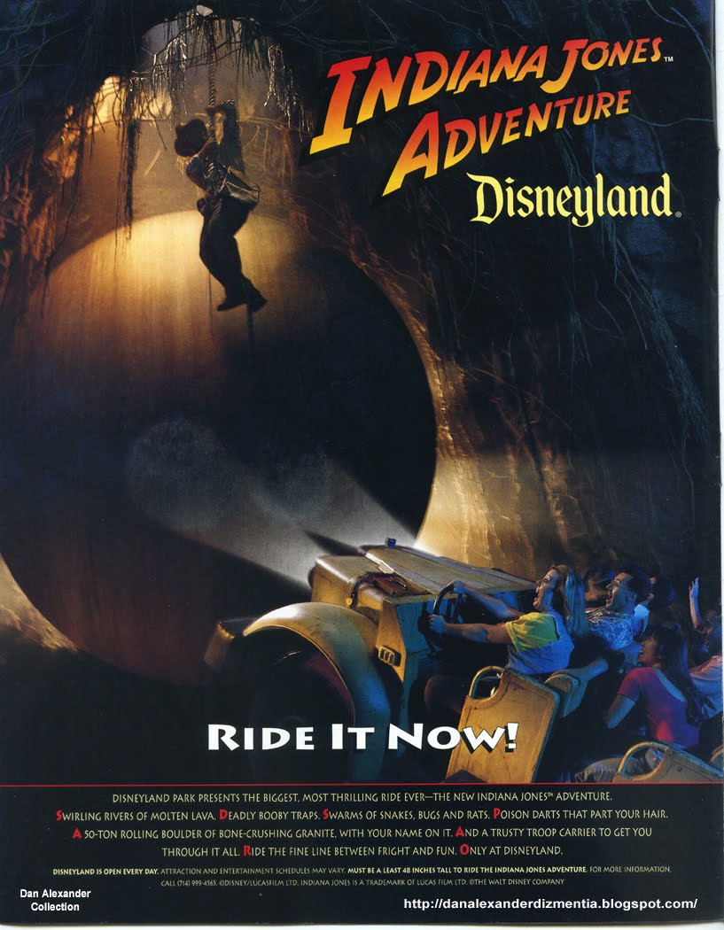 Dan Alexander Dizmentia: Disneyland's Indiana Jones Adventure: Temple ...
