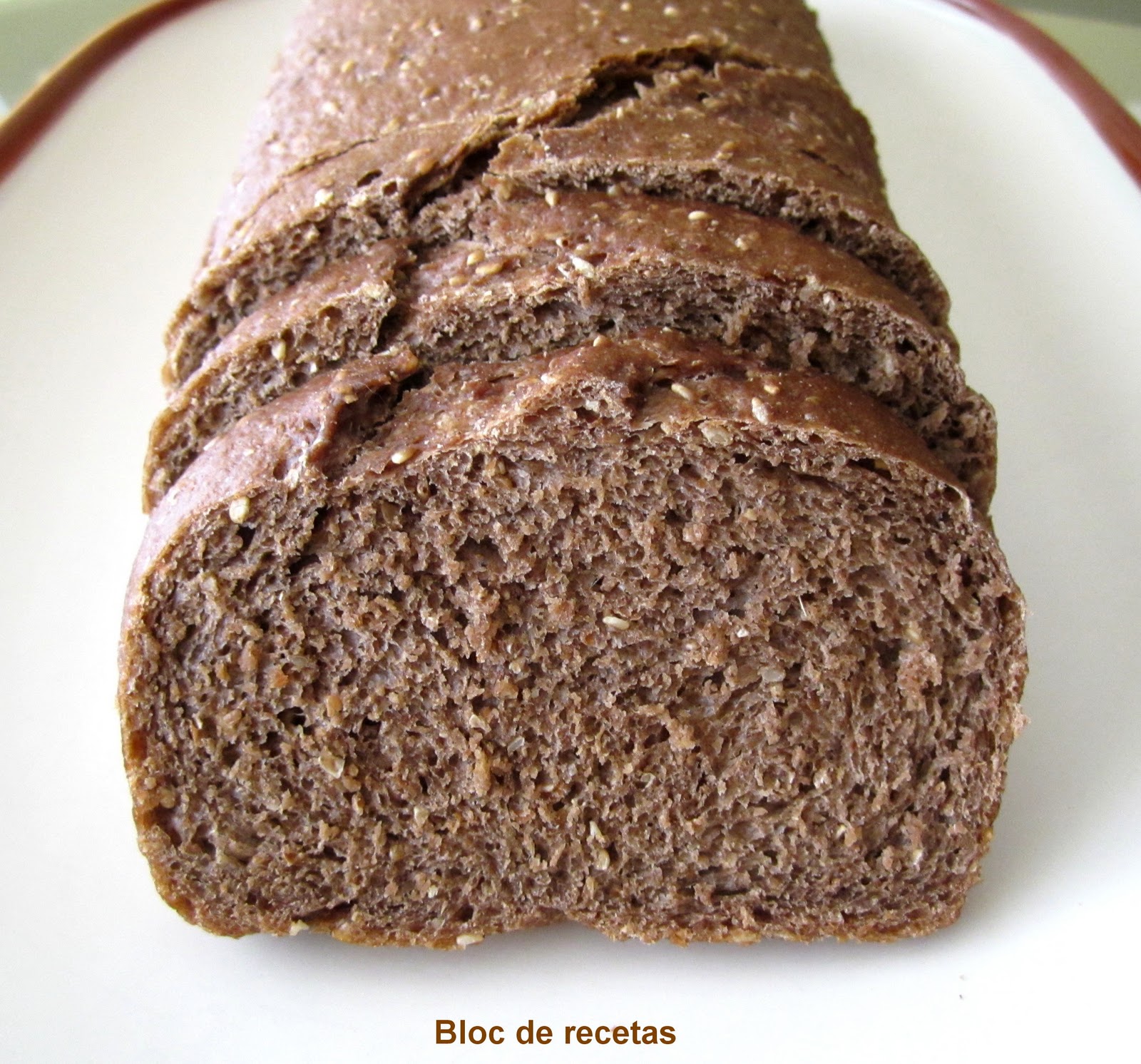 Bloc de recetas: Pan de molde de centeno 100 % integral