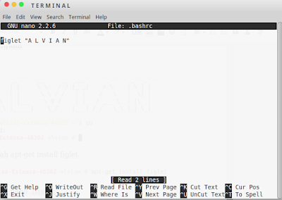 Membuat Spanduk Di Terminal - Alvian Blog