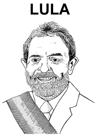 Blog de Geografia: Luiz Inácio Lula da Silva - Desenho para Imprimir e ...