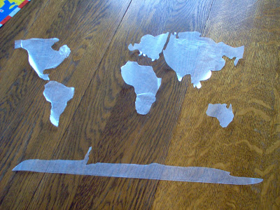 Almost Unschoolers: World Map - Cookies and Puzzle