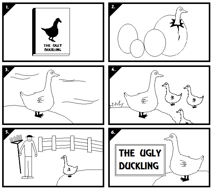 DomKeating: Story Board - The Ugly Duckling