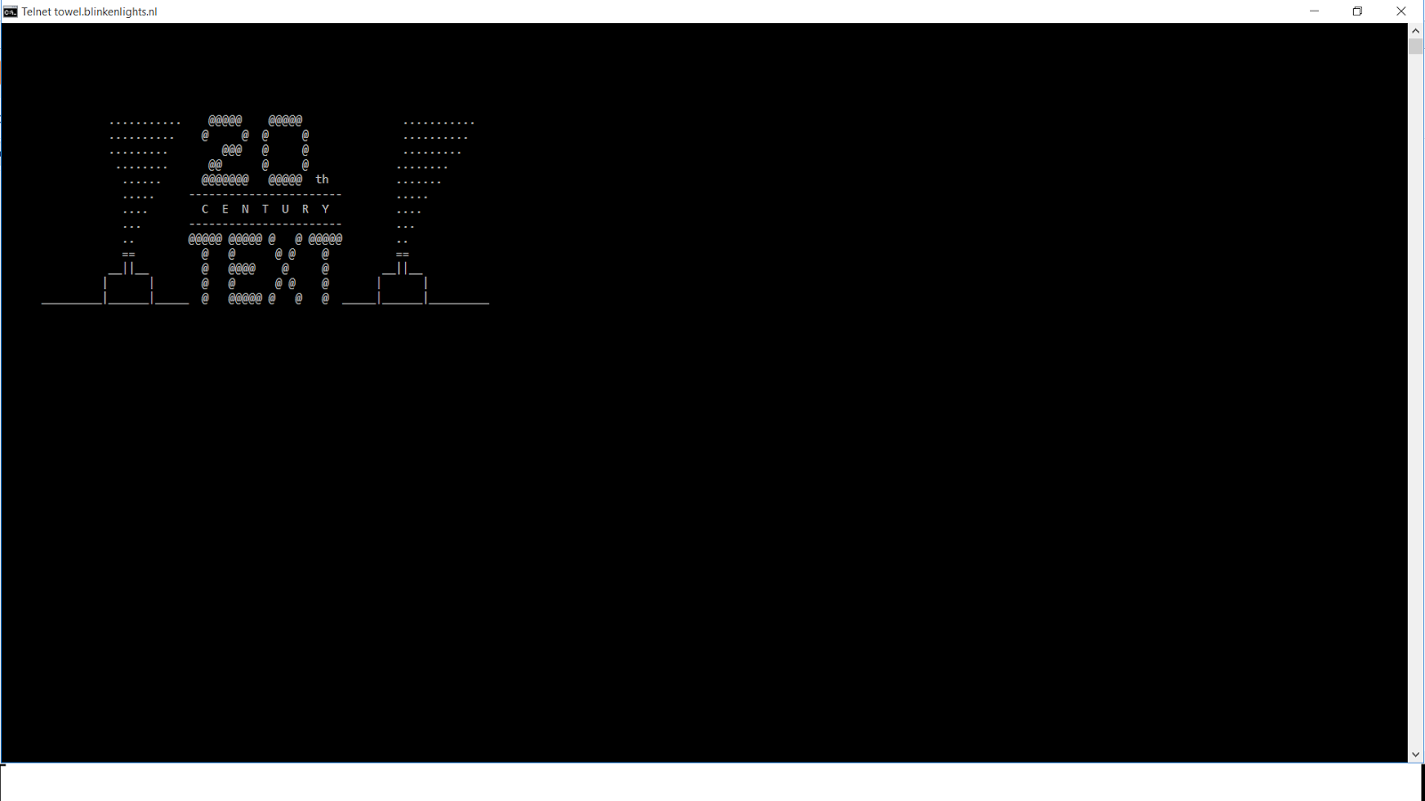 How to watch a movie in cmd. ~ We Are Anonymousa