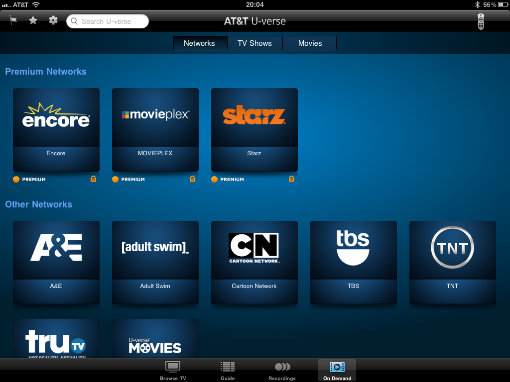 the intersection: My review of DirecTV, AT&T U-Verse and TimeWarner ...