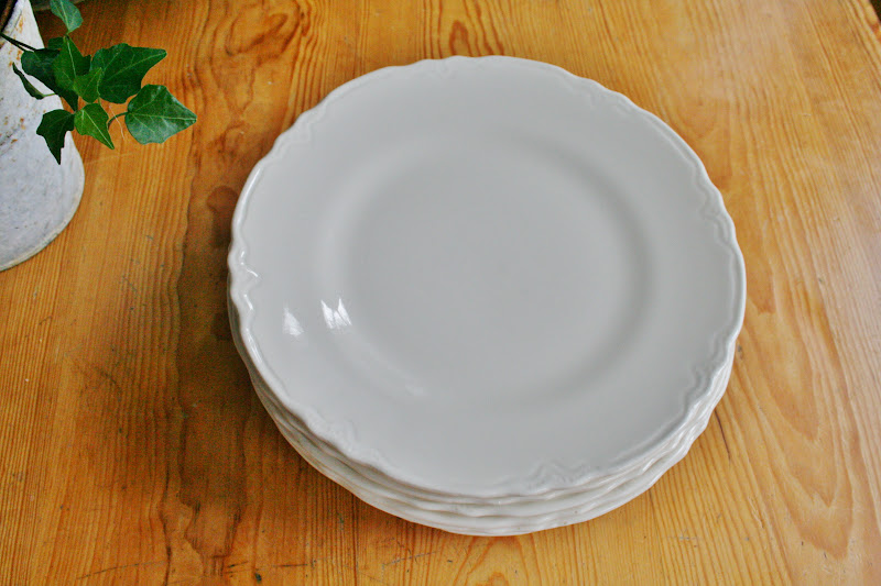 Ironstone and Pine: White Ironstone Dishes