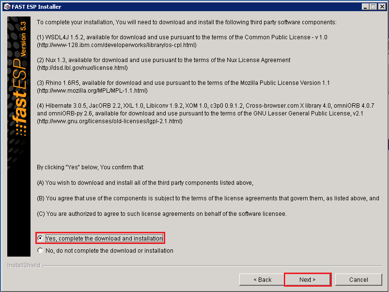 Protean Career: How to install FAST ESP in Windows