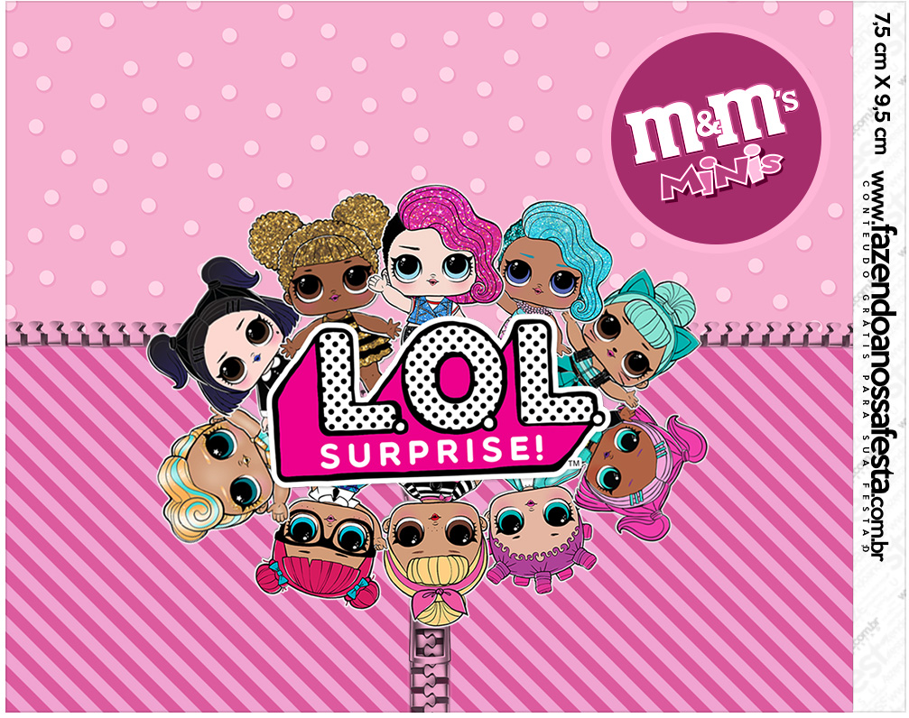 LOL Surprise: Free Printable Candy Bar Labels. - Oh My Fiesta! in english