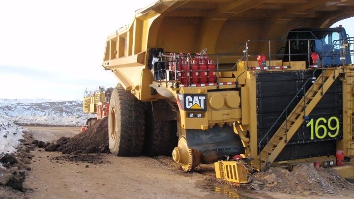 Mining Mayhem: Cat 797 Wheel Off