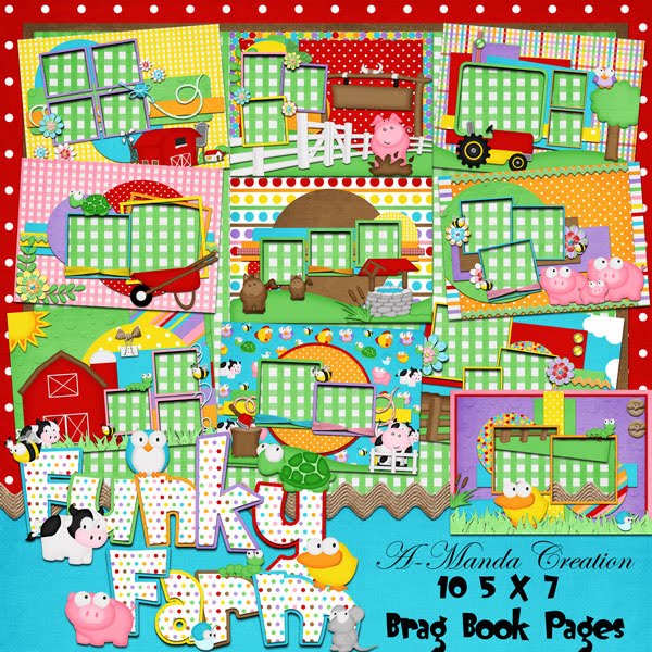 A-Manda Creation: New Release!! Introducing Funky Farm!!