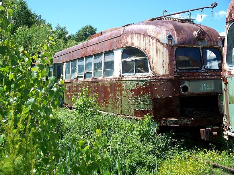 Preserved Traction: Two Boston PCC cars cut up