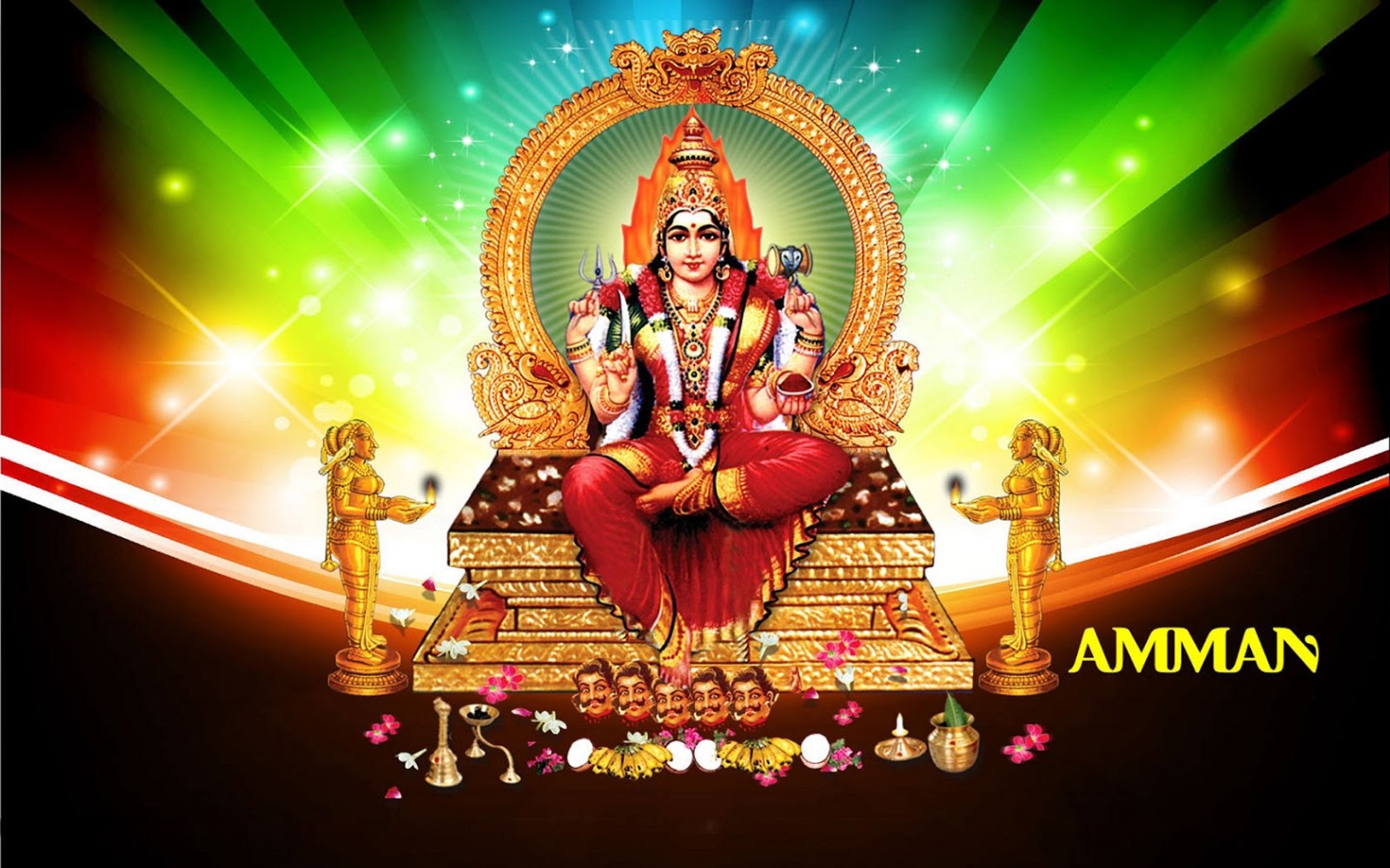 godess hd wallpapers: mari maa amman hd wallpapers