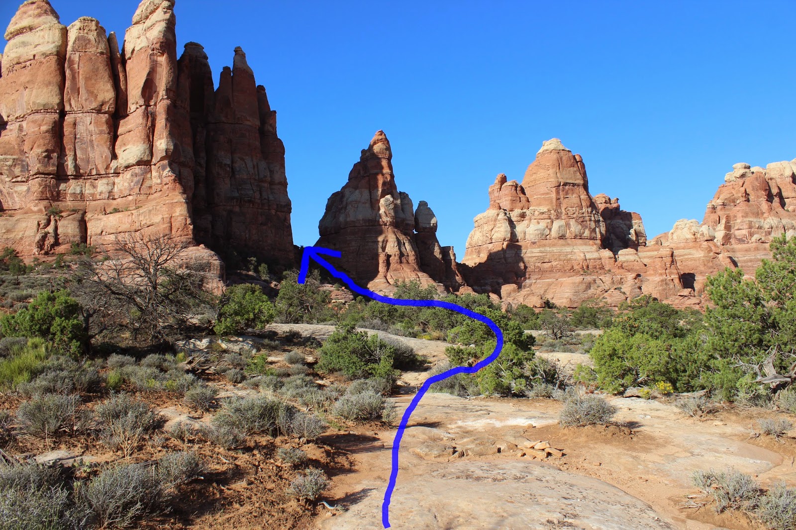 gjhikes.com: Chesler Park Viewpoint