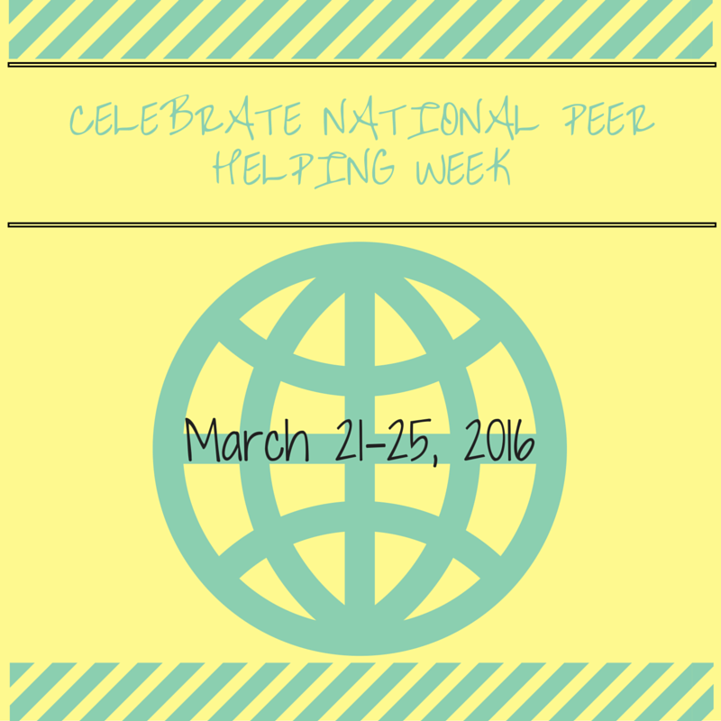 National Peer Helping Week Celebration!