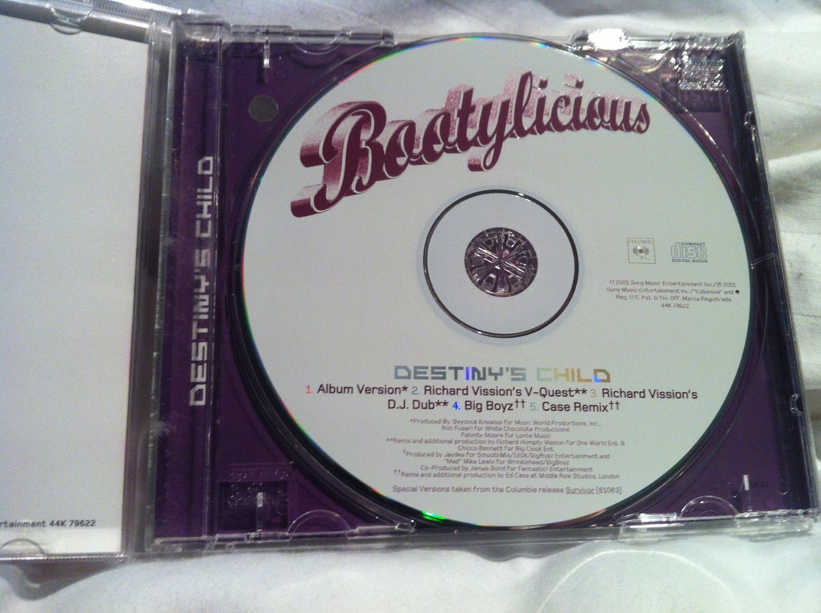 My Beyoncé and Destiny's Child Collection!: Bootylicious - US Maxi Single