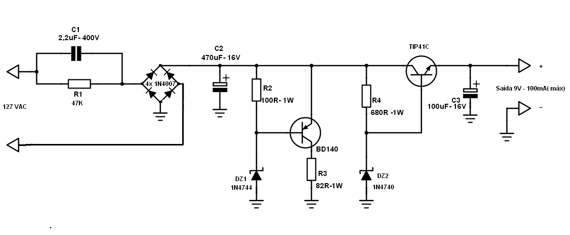 Eletrônica Descomplicada: Fonte Sem Transformador