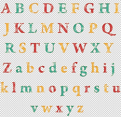 Free Digital Scrapbook Kits: Create Paper alphabets for Digital Scrap ...