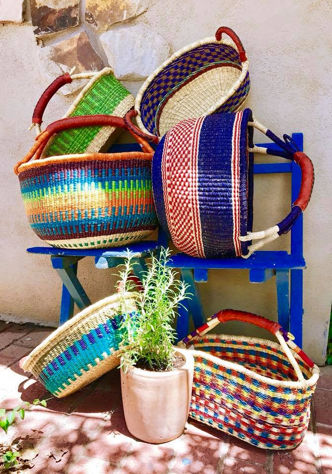 .: Woven African Baskets