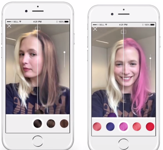 This app will help you see what hair color will suit you before you dye ...