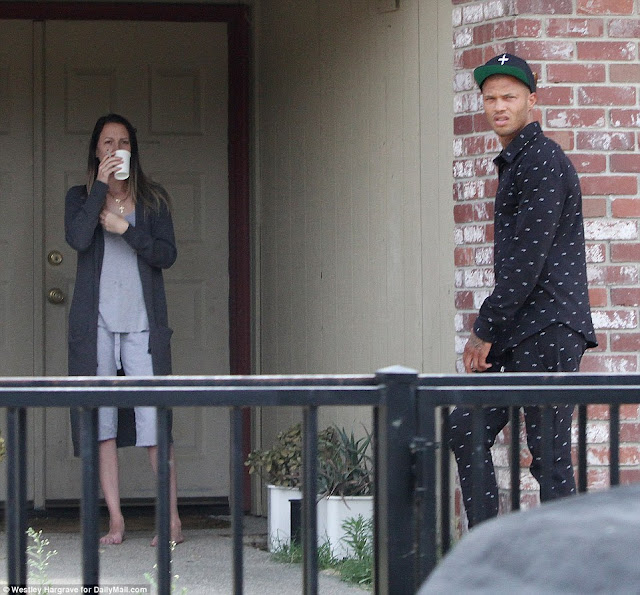 Latest Updates: (Pics)Jeremy Meeks confronted by his furious wife as he ...