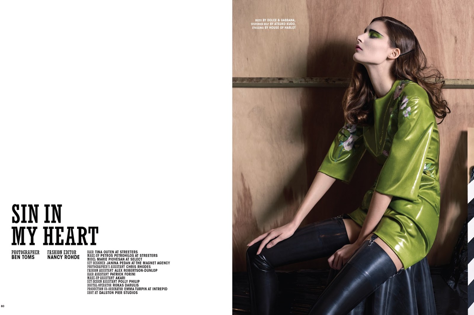 sin in my heart: marie piovesan by ben toms for 10 magazine #51 summer ...