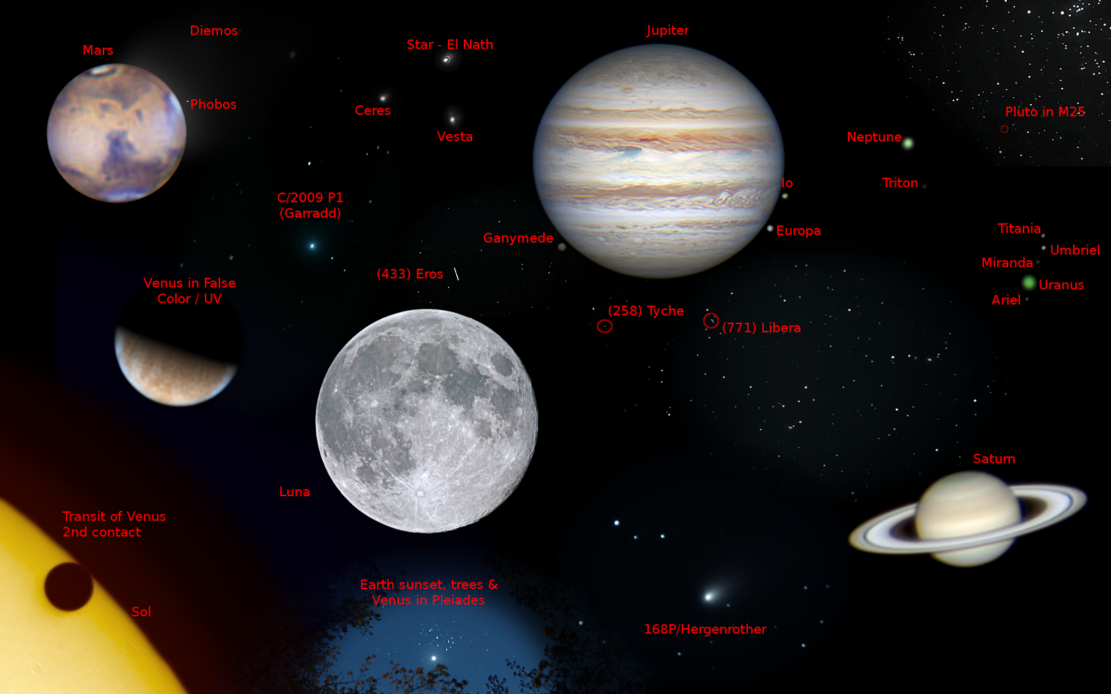 Michael A. Phillips' Astro Blog: 2012 Solar System Mashup - Venus' year!