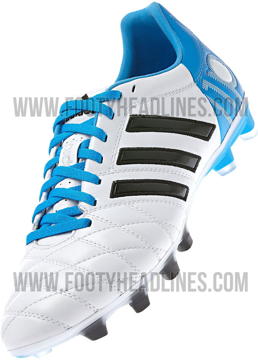White / Sky Blue Adidas Adipure 11pro II Boot Released - Footy Headlines