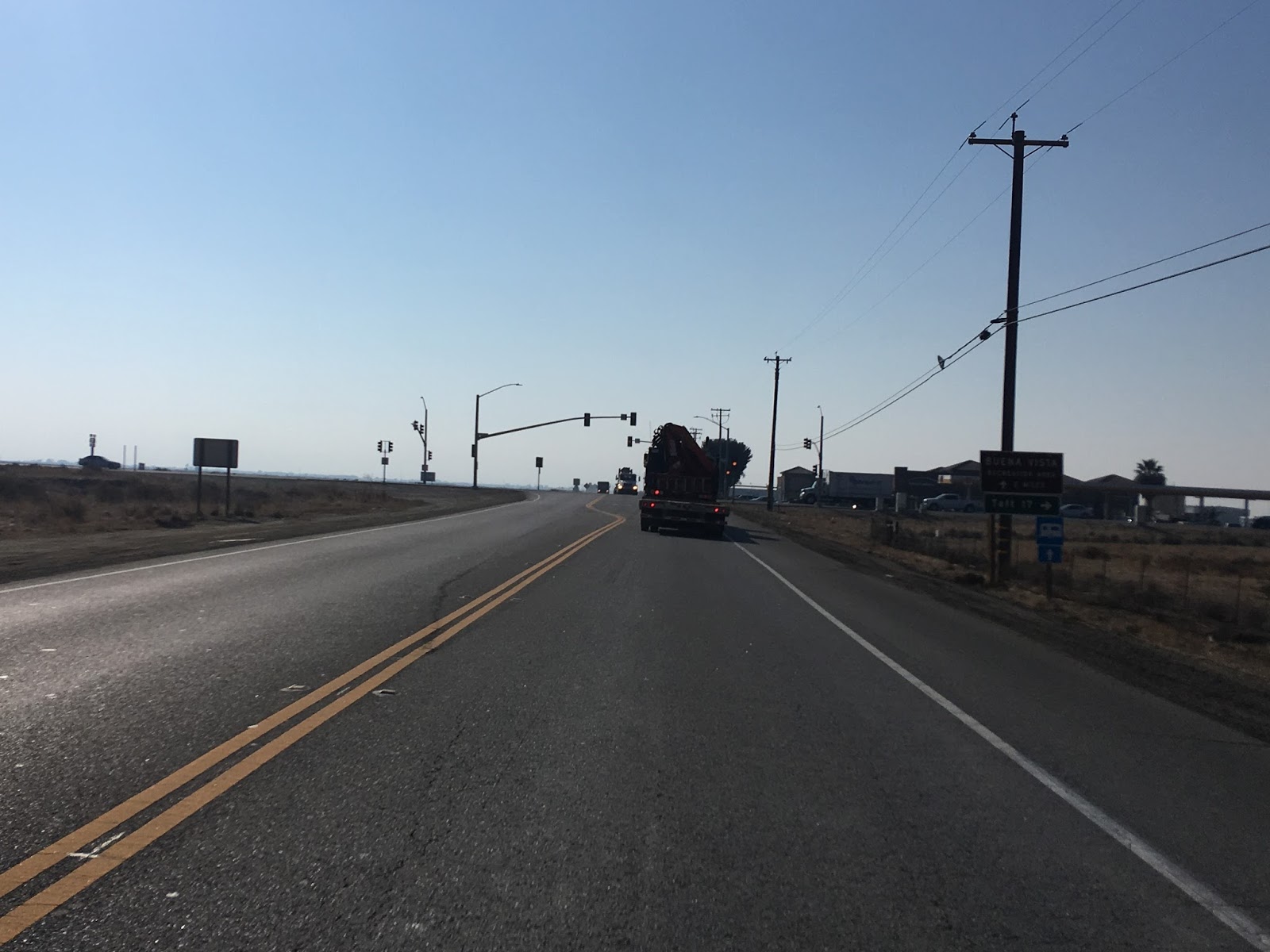 Into the foggy void; California State Route 43