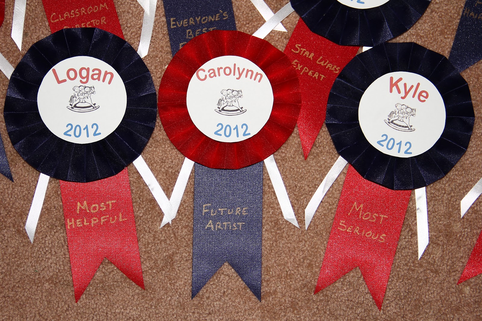 Gummy Bears and Pony Tails: Award Ribbons