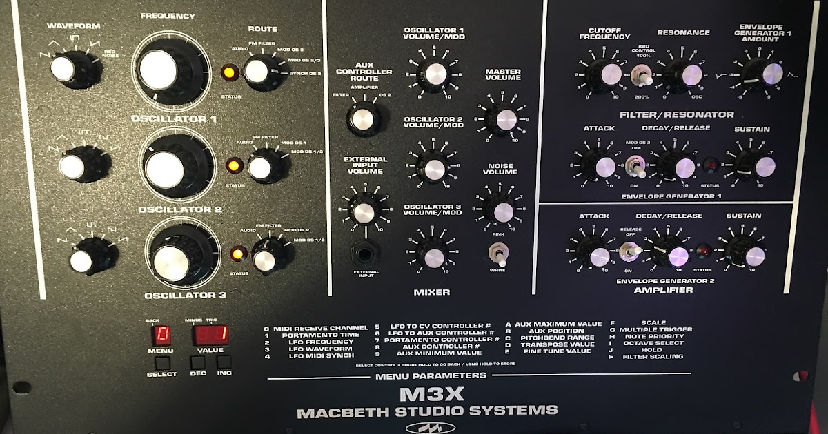 MATRIXSYNTH: Macbeth M3X