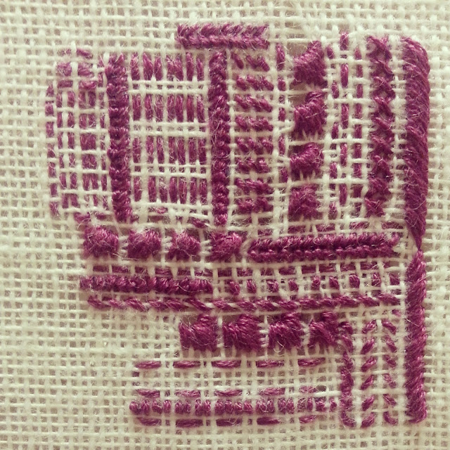 Zentangle embroidery | Mindful Stitch