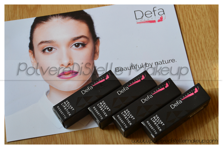 REVIEW: Velvet Matt Lipstick - DEFA Cosmetics - PolvereDiStelle MakeUp